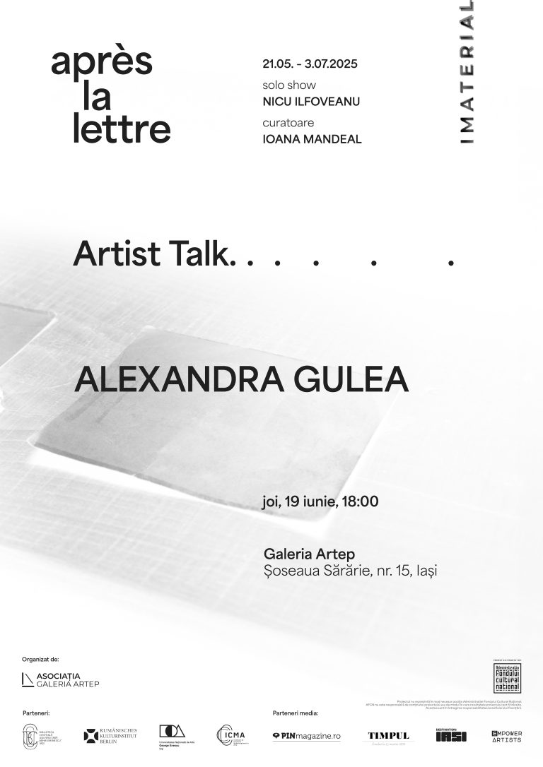 ALEXANDRA GULEA – ARTIST TALK – Artep Gallery